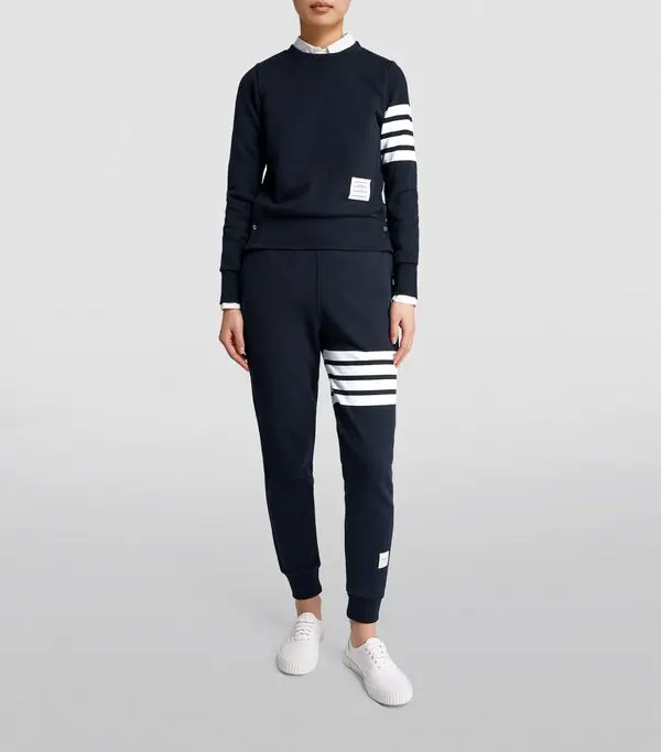 Thom Browne 4-bar Stripe Joggers - Navy