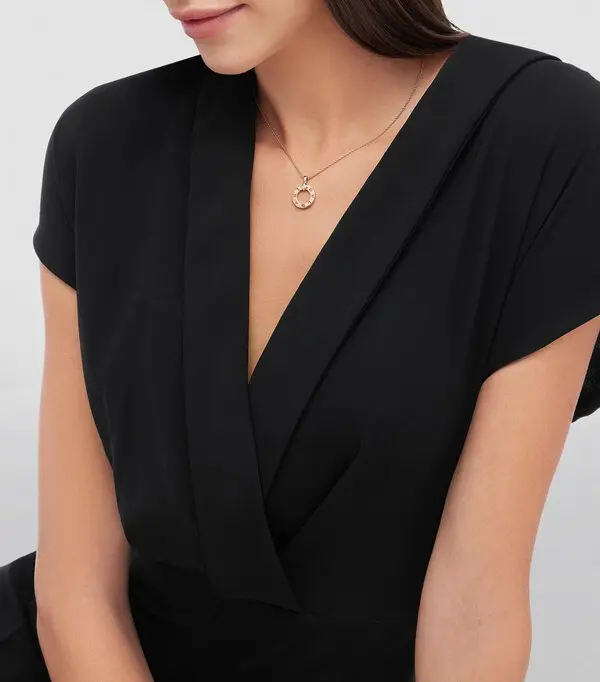 BVLGARI 18k Diamond Pendant Necklace