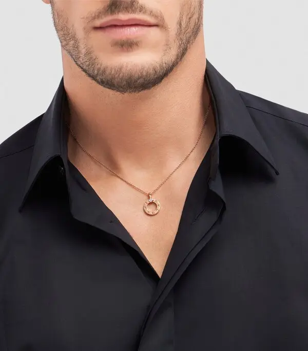 BVLGARI 18k Diamond Pendant Necklace