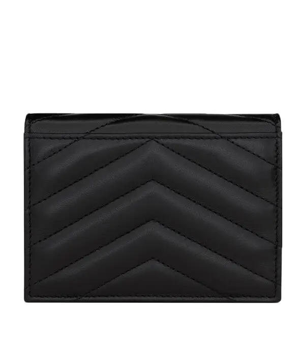 Saint Laurent Monogram Metalassé Bifold Wallet