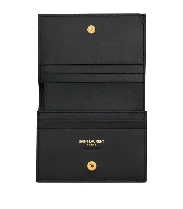 Saint Laurent Monogram Metalassé Bifold Wallet