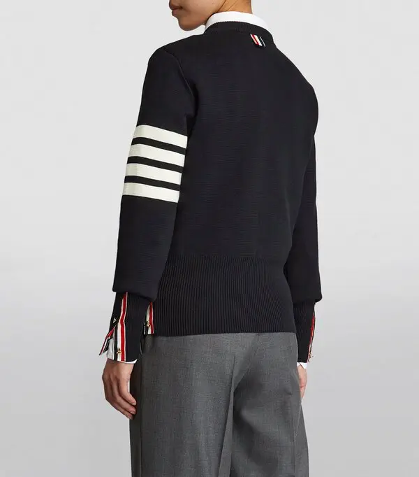 Thom Browne 4-bar Crew Neck Sweater