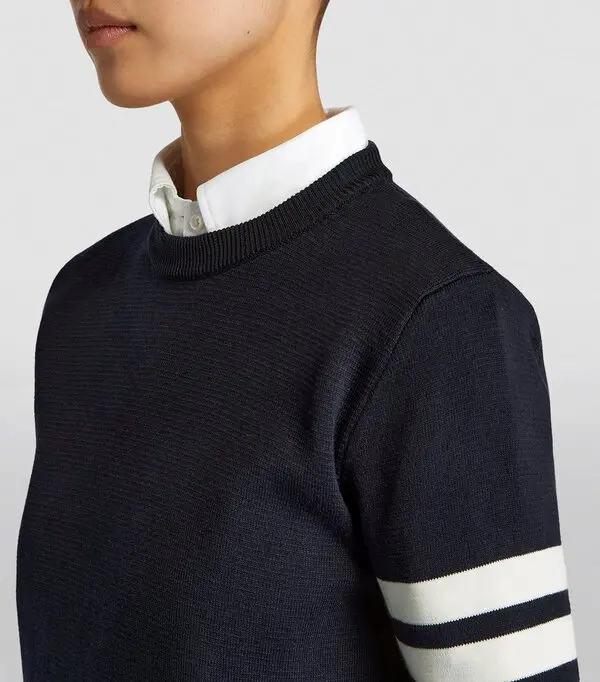 Thom Browne 4-bar Crew Neck Sweater