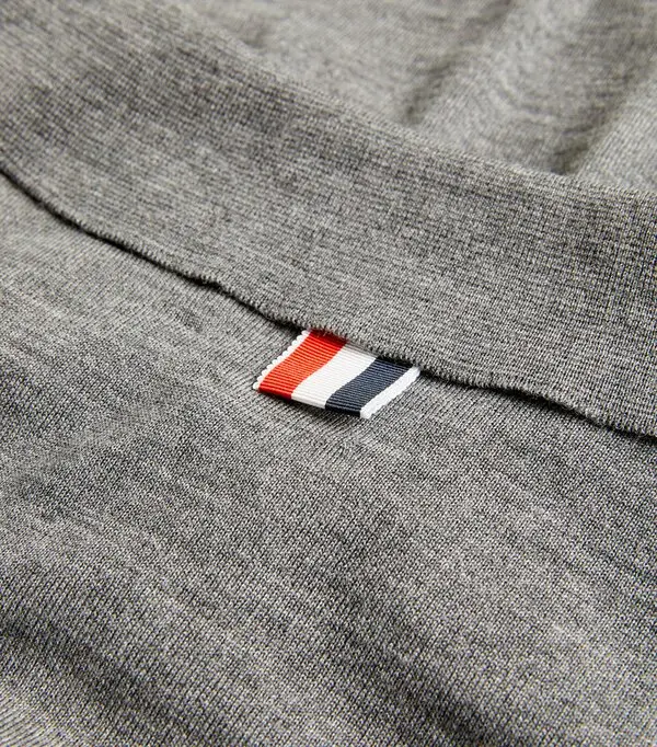 Thom Browne 4-bar Polo Shirt - Grey