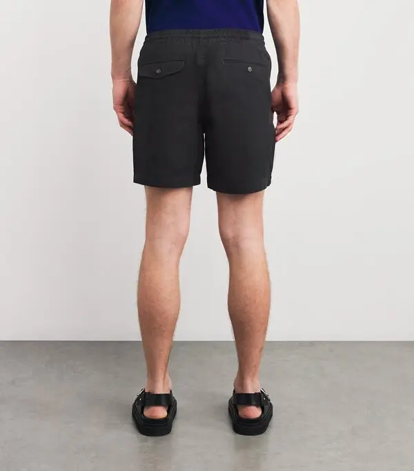 Polo Ralph Lauren Stretch-cotton Logo Shorts - Black