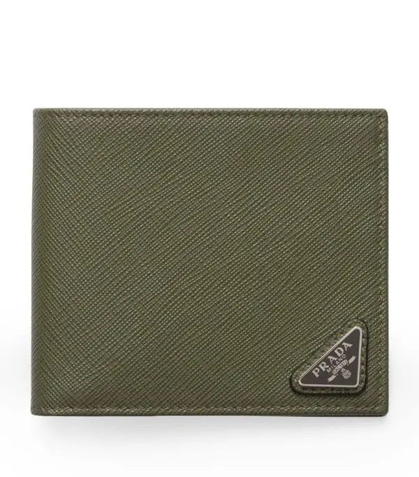 Prada Saffiano Leather Wallet - Green