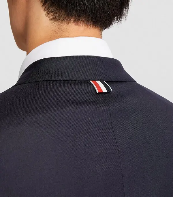 Thom Browne Wool Blazer - Navy