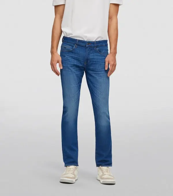 BOSS Slim-fit Stretch Denim Jeans - Blue