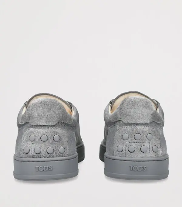 TOD'S Suede Cassetta Sneakers - Grey
