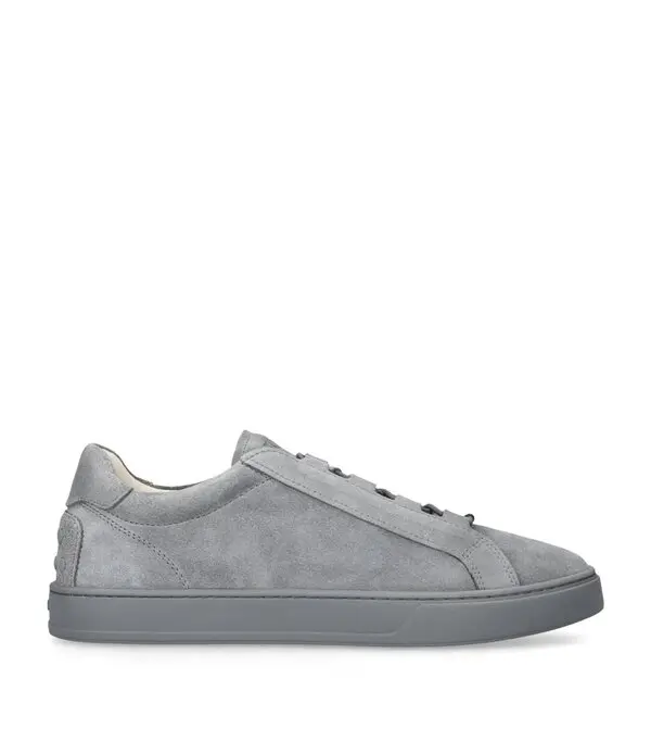 TOD'S Suede Cassetta Sneakers - Grey