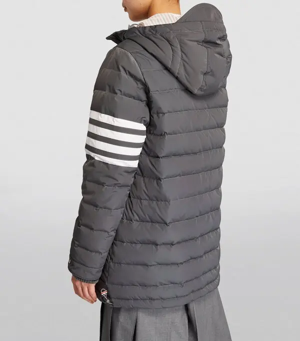 Thom Browne Down Puffer Jacket With Signature Stripes