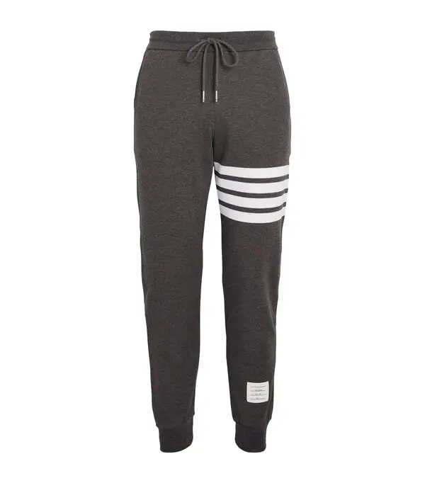 Thom Browne Four-stripe Sweatpants - Grey