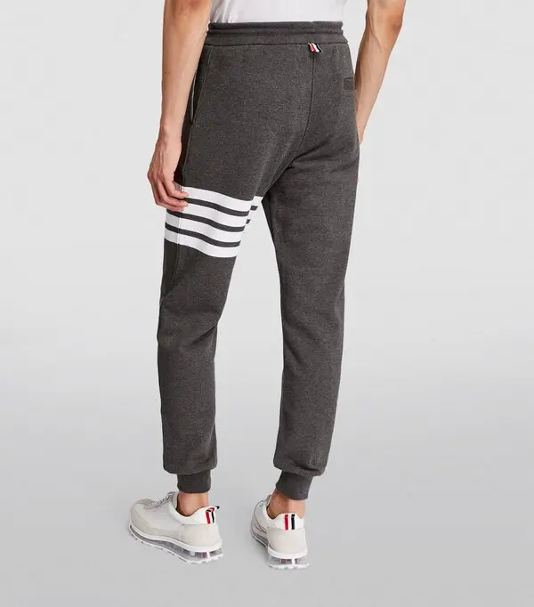Thom Browne Four-stripe Sweatpants - Grey