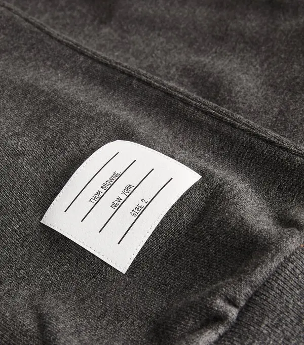 Thom Browne Four-stripe Sweatpants - Grey