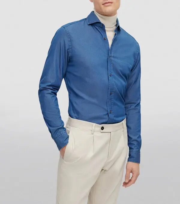 BOSS Denim Shirt - Blue