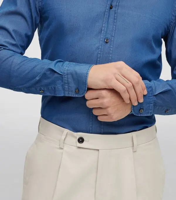 BOSS Denim Shirt - Blue