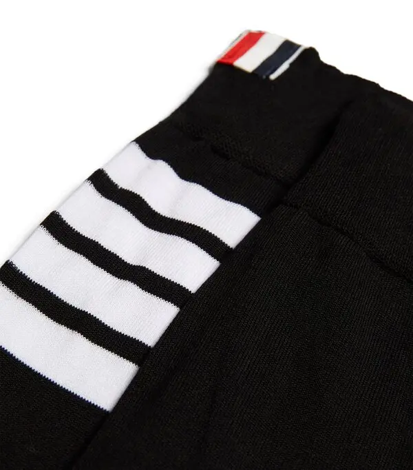 Thom Browne 4-bar Mid-calf Socks - Black