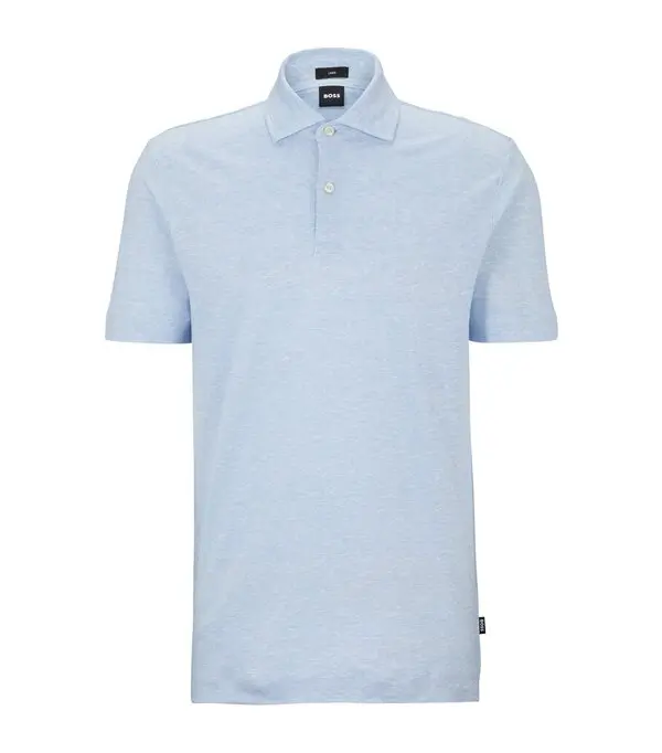 BOSS Linen Polo Shirt