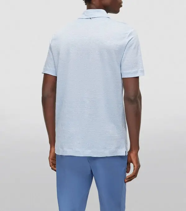 BOSS Linen Polo Shirt