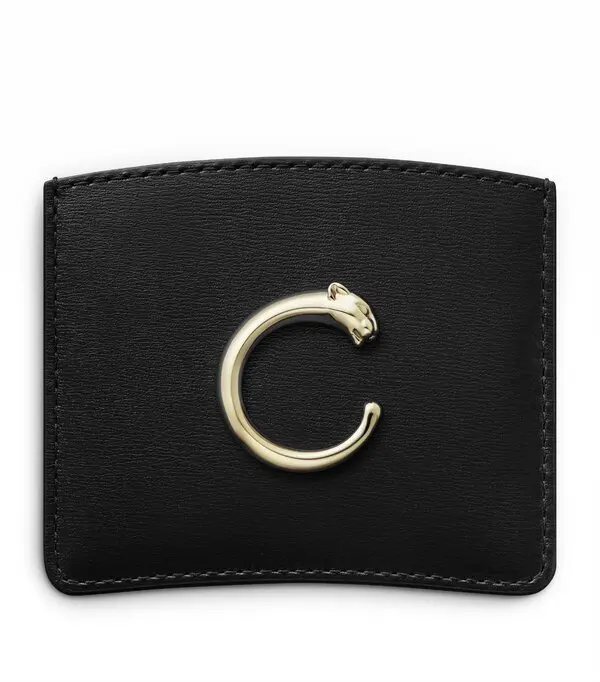 Cartier Panthère De Simple Card Holder - Black
