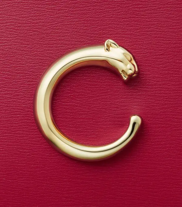 Cartier Panthère De Simple Card Holder - Red