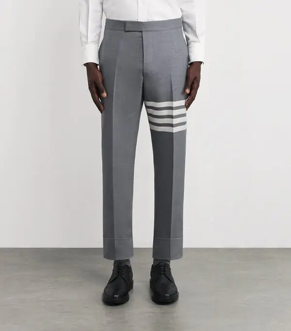 Thom Browne Wool 4-bar Stripe Tailored Trousers