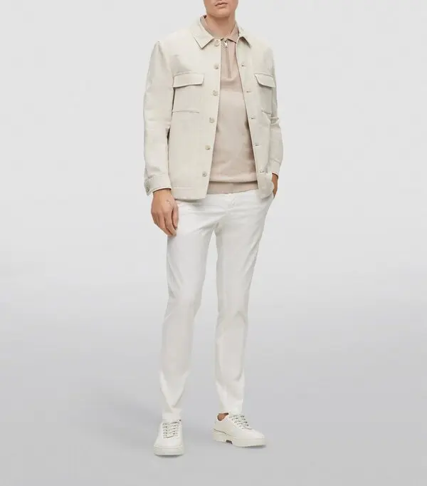 BOSS Cotton-silk Polo Shirt