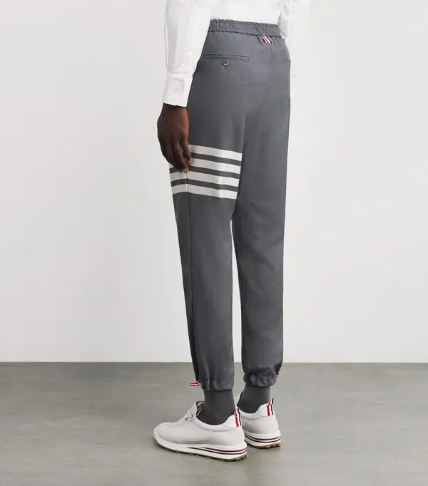 Thom Browne Wool 4-bar Trousers - Grey