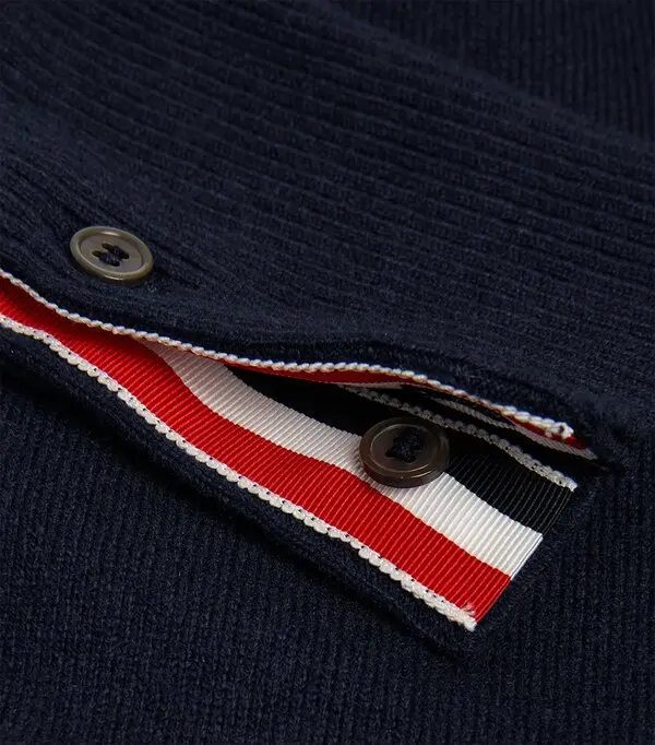Thom Browne Cashmere 4-bar Sweater - Navy