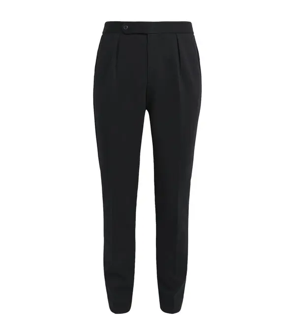 Polo Ralph Lauren Double-knit Tailored Trousers - Black