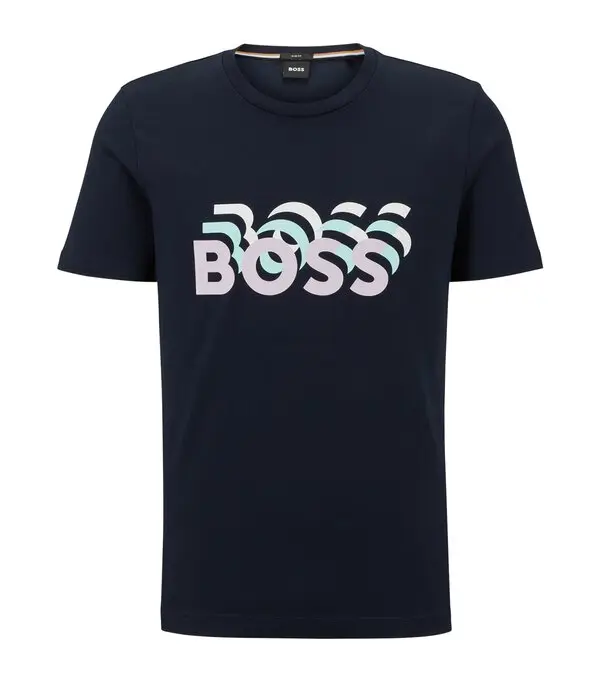 BOSS Logo T-shirt - Blue