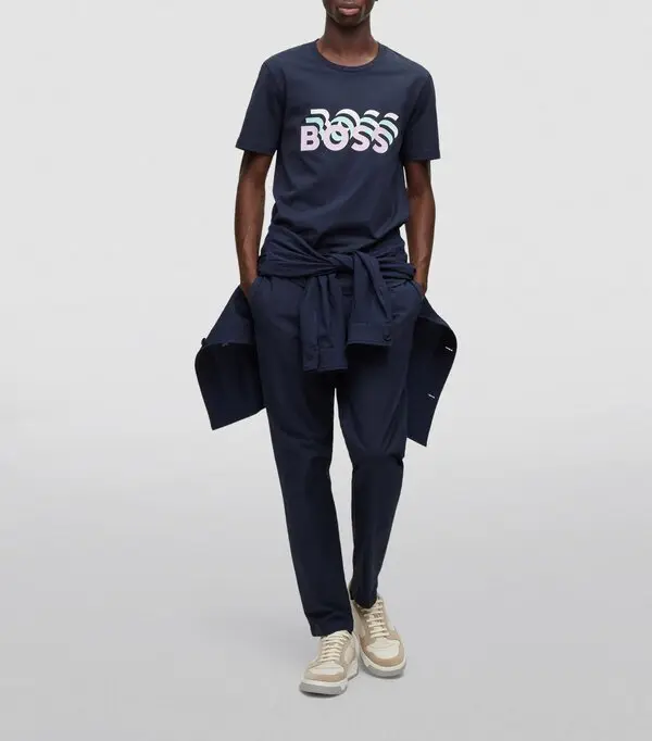 BOSS Logo T-shirt - Blue