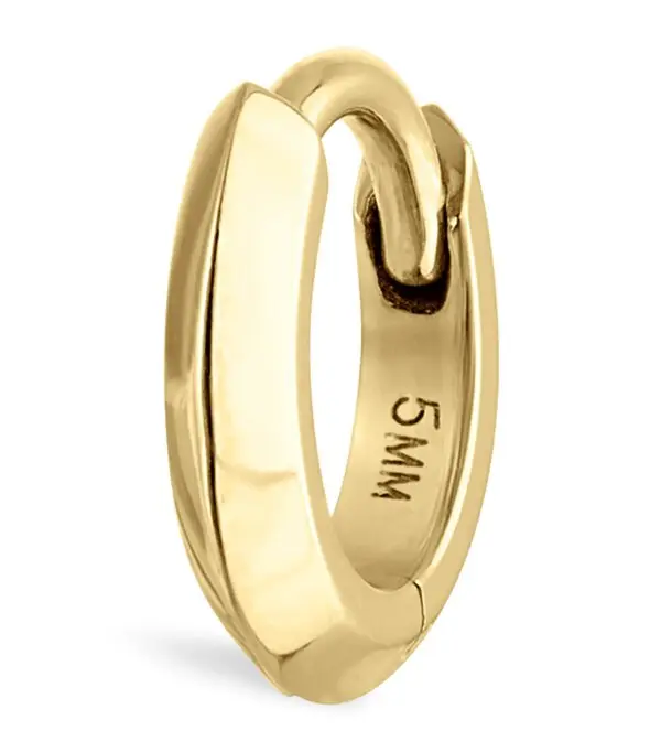 MARIA TASH 14 Karat Vertex Single Hoop Earring - Gold