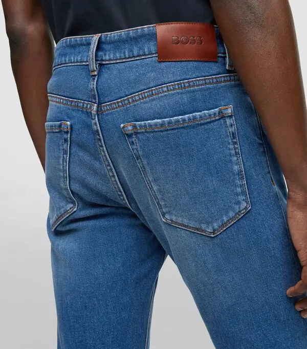 BOSS Straight Leg Jeans - Blue