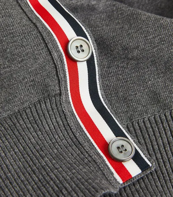 Thom Browne 4-bar Stripe Cotton Cardigan