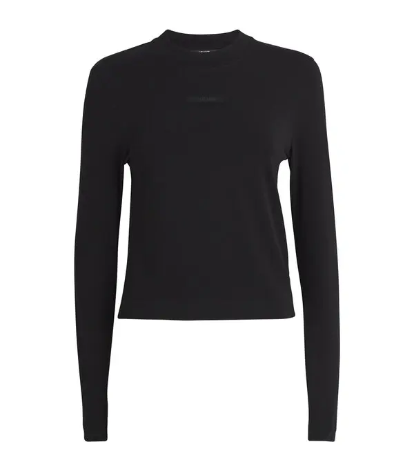 Jacquemus Stretch-cotton Logo T-shirt - Black