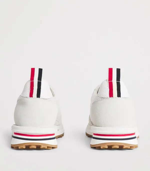 Thom Browne Suede-trim Technical Tricolour Sneakers