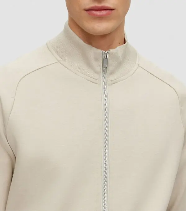 BOSS Striped T-smith Zip-up Sweatshirt