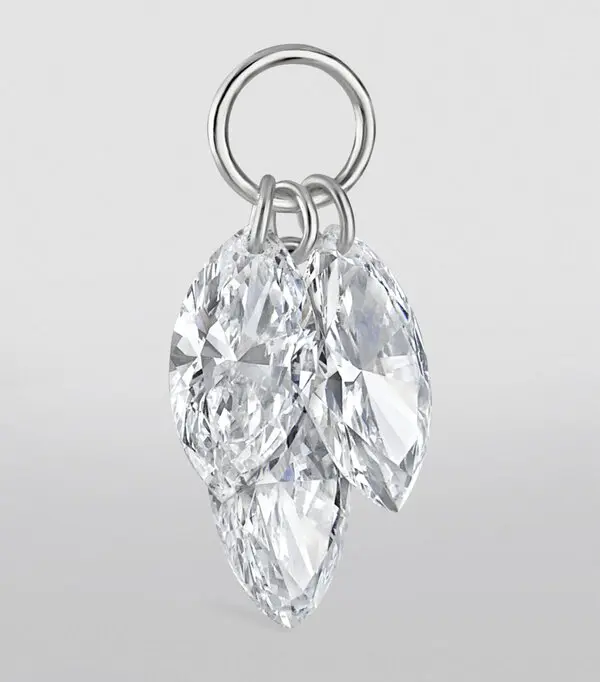 MARIA TASH Floating Diamond Plume Charm