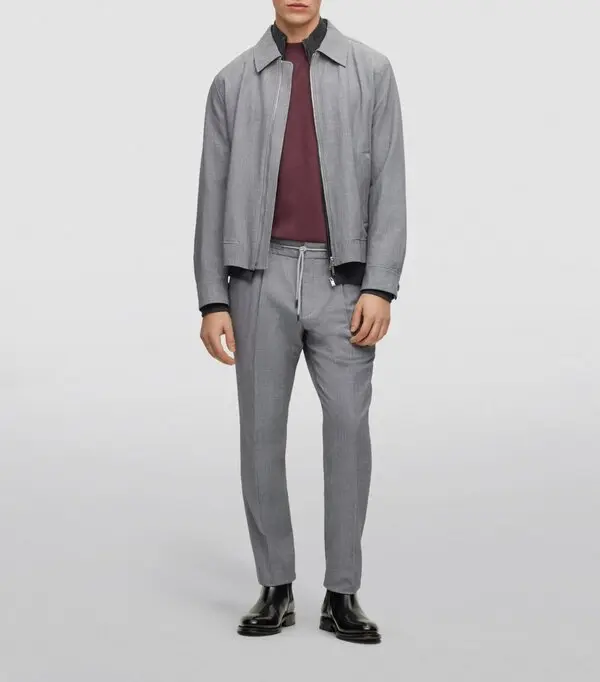 BOSS Cotton-silk Textured T-shirt