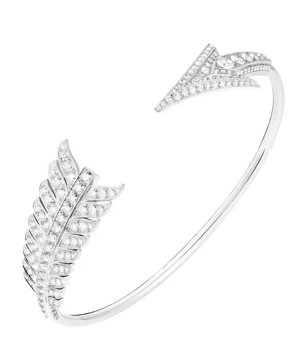 Boucheron White Gold And Diamond Flèche Bracelet