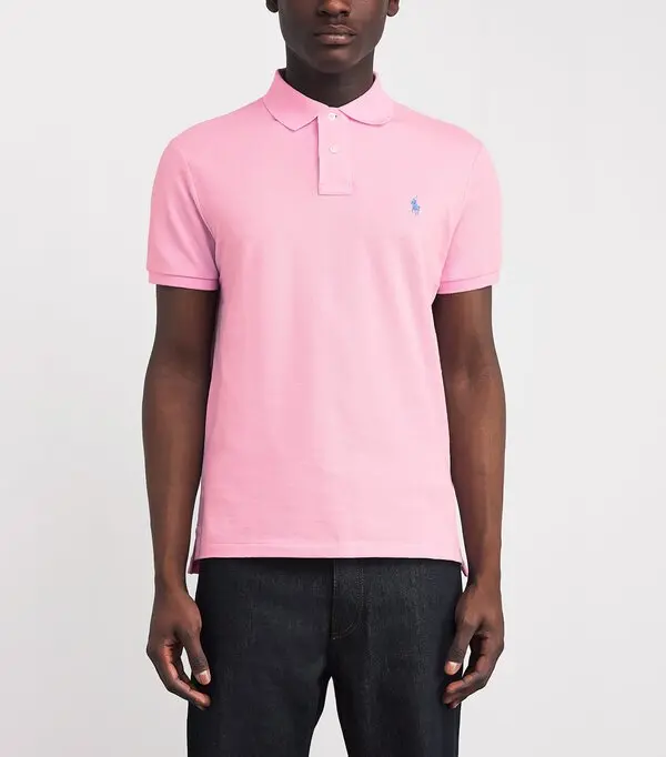 Polo Ralph Lauren Cotton-mesh Polo Shirt - Pink