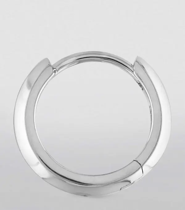 MARIA TASH Faceted Metal Vertex Single Hoop Earring