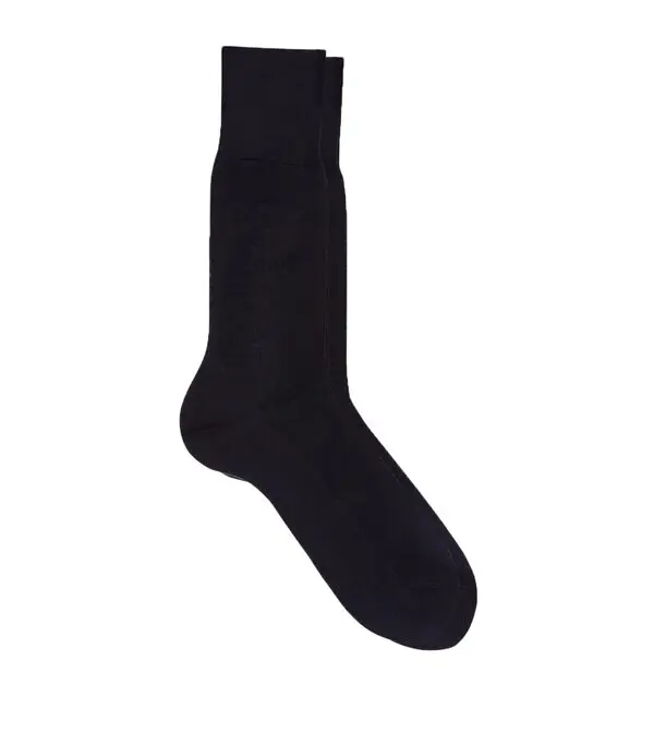 Falke No. 9 Fil D’ecosse Socks - Navy