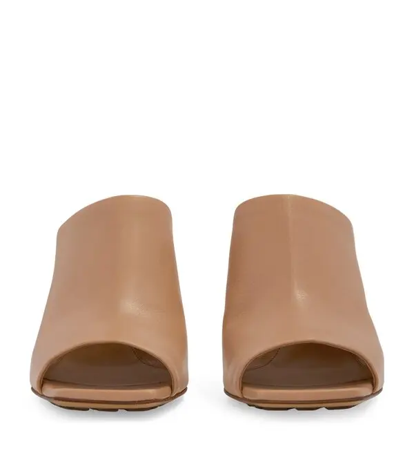 Bottega Veneta Leather Knot Mules 90 - Nude