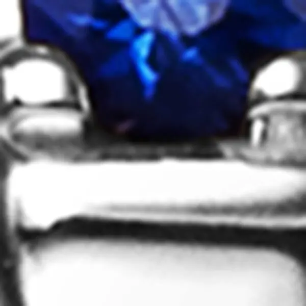 MARIA TASH Diamond And Sapphire Eternity Bar Earring Charm