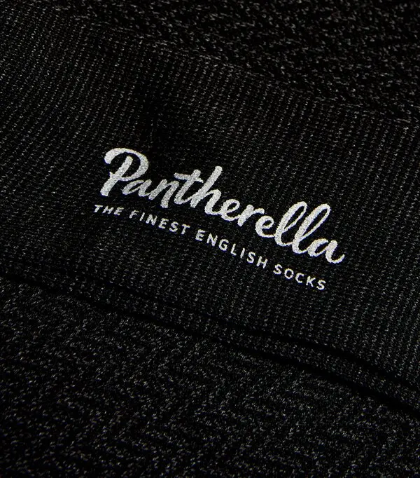 Pantherella Herringbone Cotton Blend Dress Socks