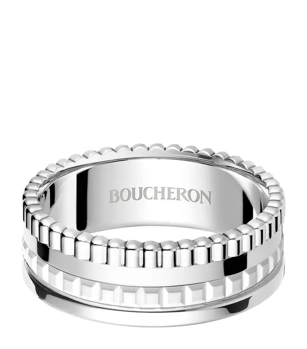 Boucheron Quatre Double Edition Ring - White