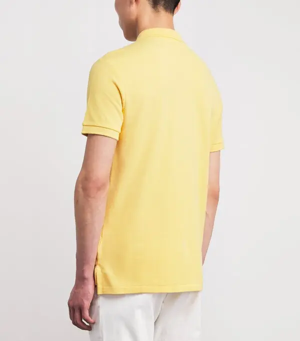 Polo Ralph Lauren Cotton Mesh Polo Shirt - Yellow
