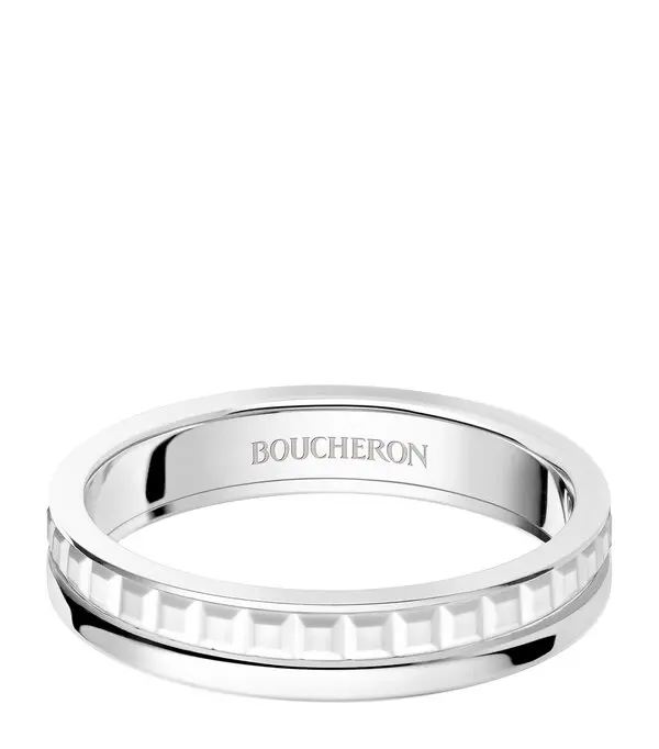 Boucheron Double Edition Wedding Band - White